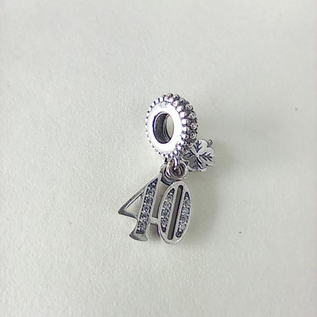 Pandora 40th Birthday Charm