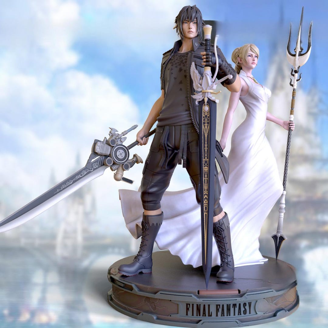 Luna and Noctis STL Model for Resin 3D Printing - High Quality Fantasy ...