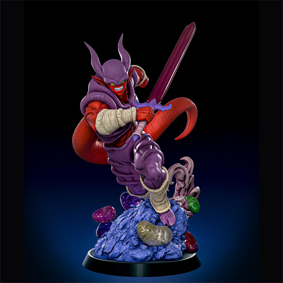 Demonic Overlord Warrior STL Anime Style Villain Statue, Fantasy Battle ...