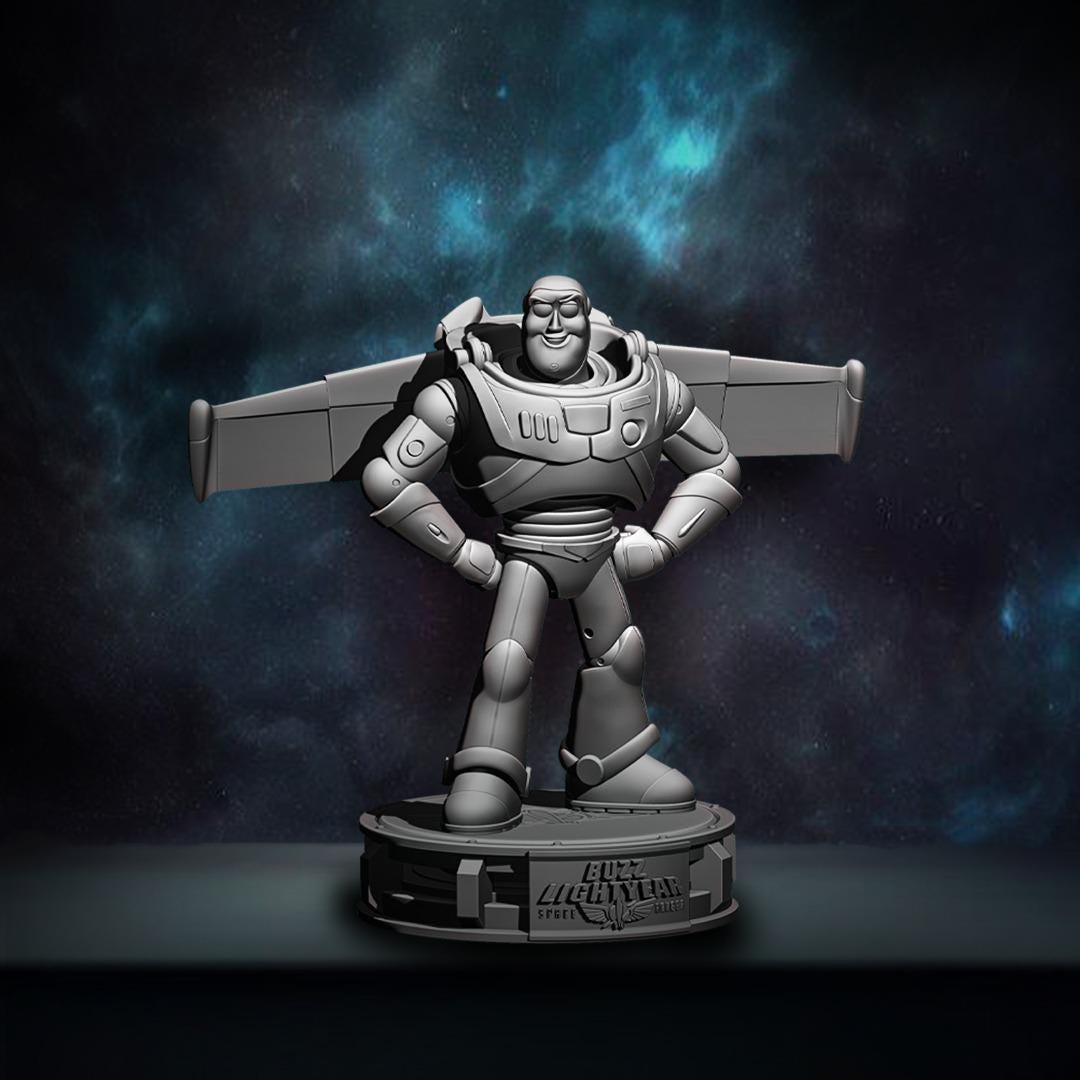 Buzz Lightyear STL Model: 3D Printing Figure (digital Download) - Etsy UK