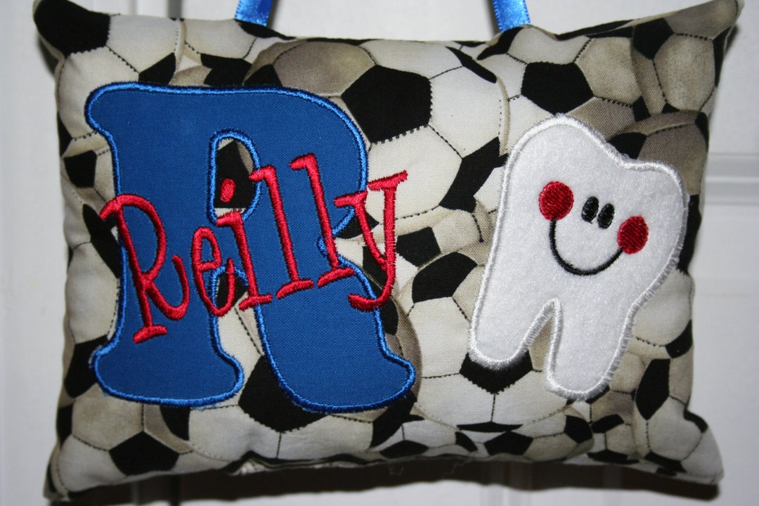 Tooth Fairy Pillow - Personalized - Soccer - Etsy