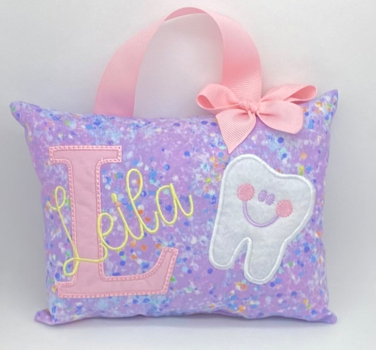 Tooth Fairy Pillow for Girls Personalized With Tooth Chart - Etsy