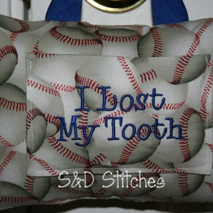 Baseball Tooth Fairy Pillow Personalized - Etsy