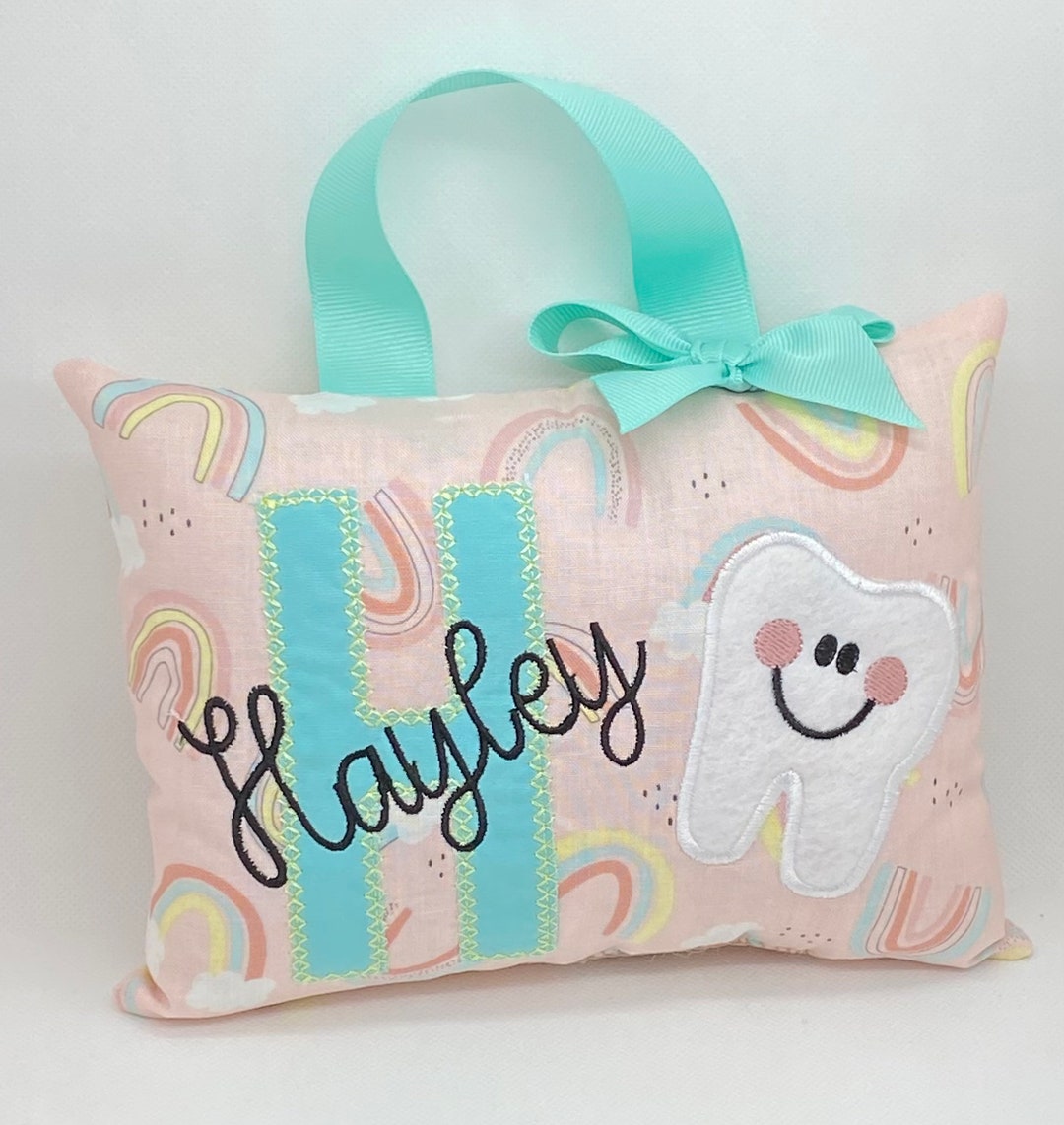 Tooth Fairy Pillow for Girls Personalized With Tooth Chart Option - Etsy
