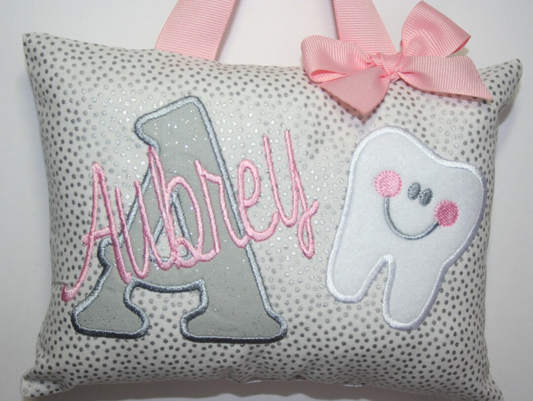 Tooth Fairy Pillow for Girls Personalized With Tooth Chart Option - Etsy