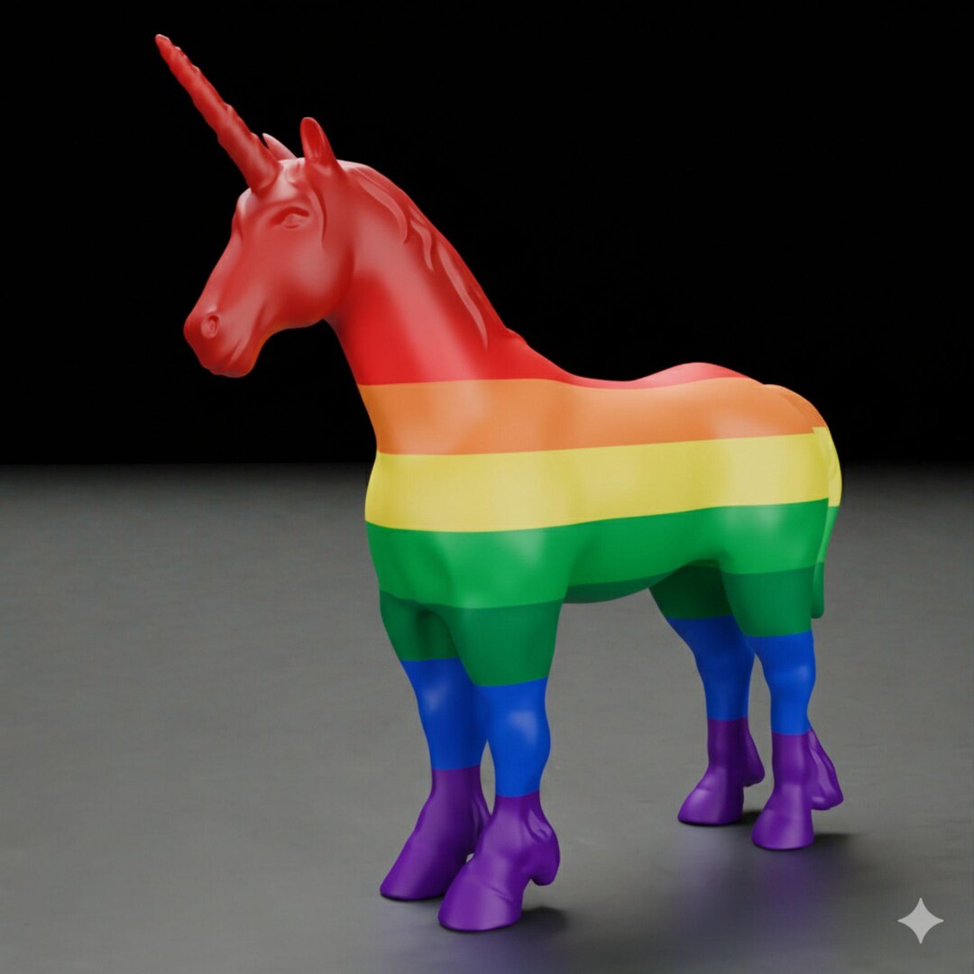 Articulated Flexi Unicorn STL File Flexible Articulated Unicorn Cartoon ...
