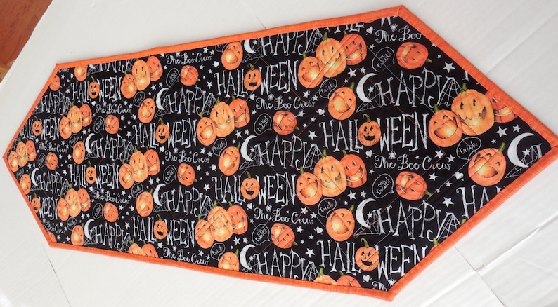 Candy Corn Table Runner-reversible-handmade-one of a Kind - Etsy