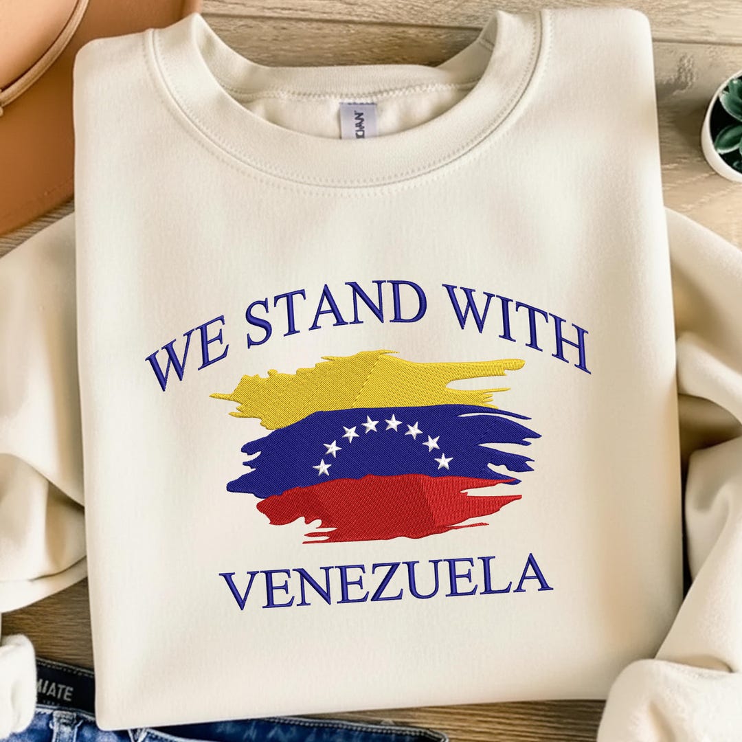 Venezuela Flag Embroidery Design, Solidarity (digital Download) - Etsy