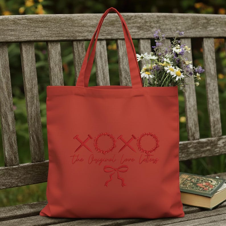 XOXO Crown of Thorns Embroidery Design, Love Letters (digital Download ...