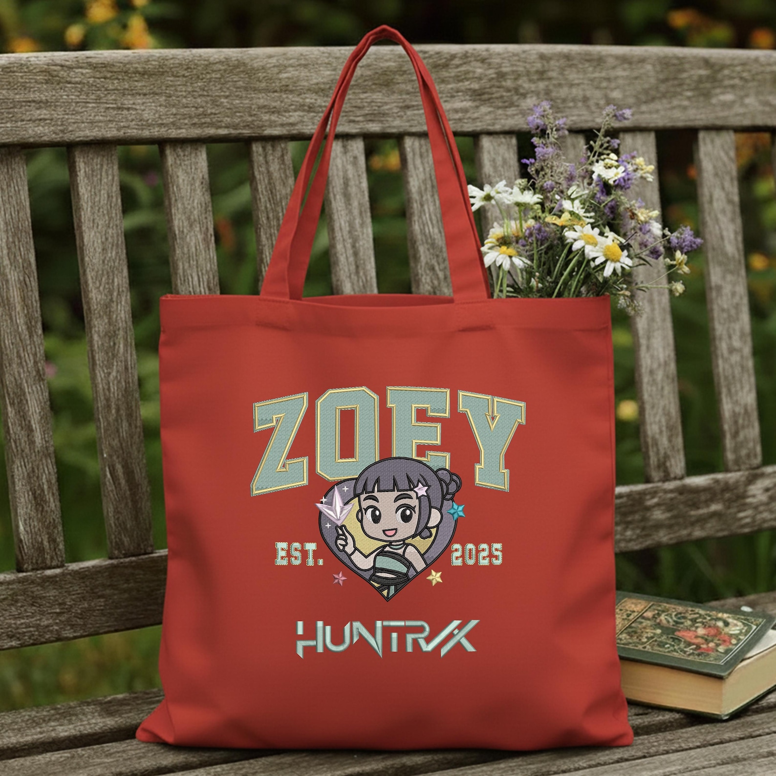 Huntrix Demon Hunter Embroidery Design Bundle, Zoey Mira Rumi Machine ...