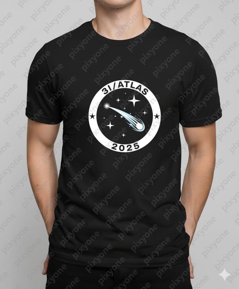 3I ATLAS 2025 Interstellar Comet PNG | Space Patch Badge Design ...