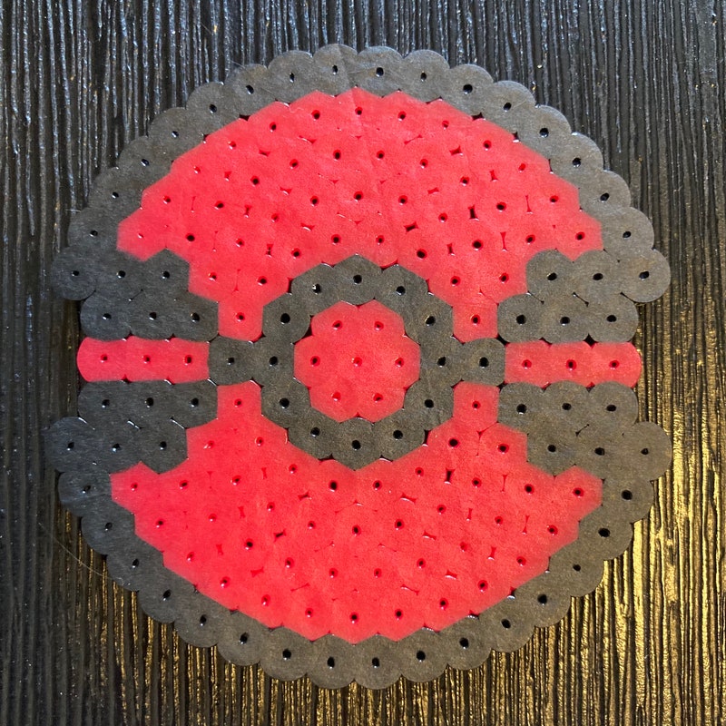 Pokeball Fuse Beads - Etsy