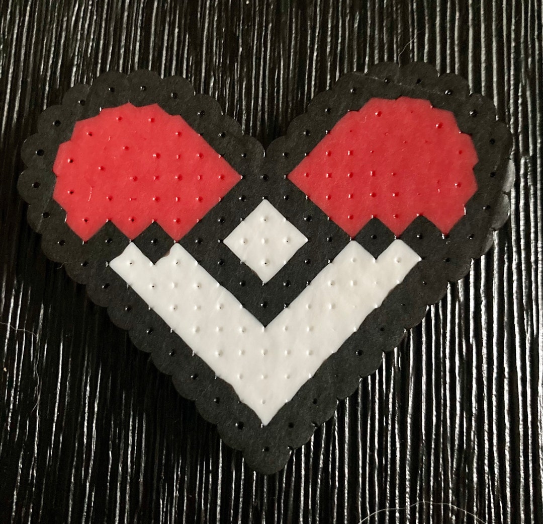 Pokeball Heart Perler Bead Digital Pattern - Etsy Canada
