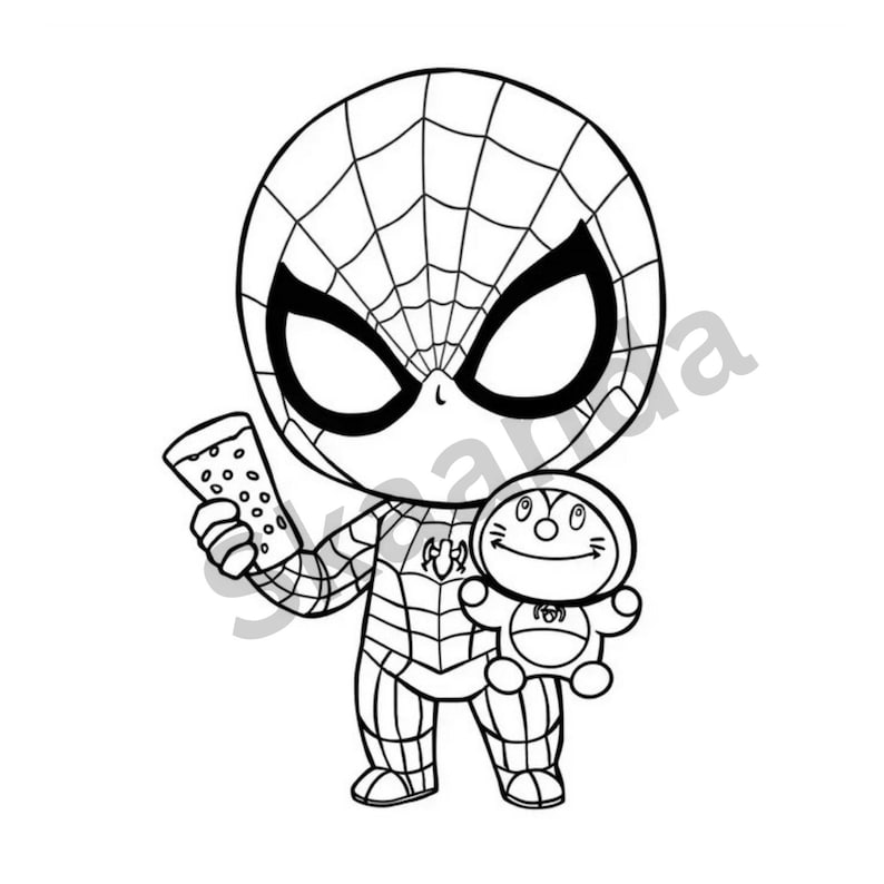 Ultimate Spider-man Coloring Book: Instant Download With 70 Fun Designs ...