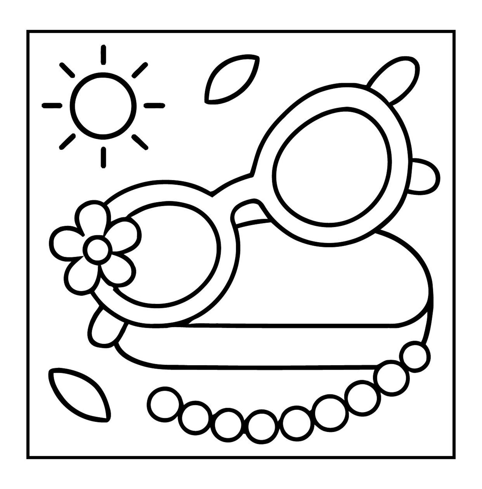 Bold Easy Girly Things Coloring Pages . PDF File - Etsy Canada