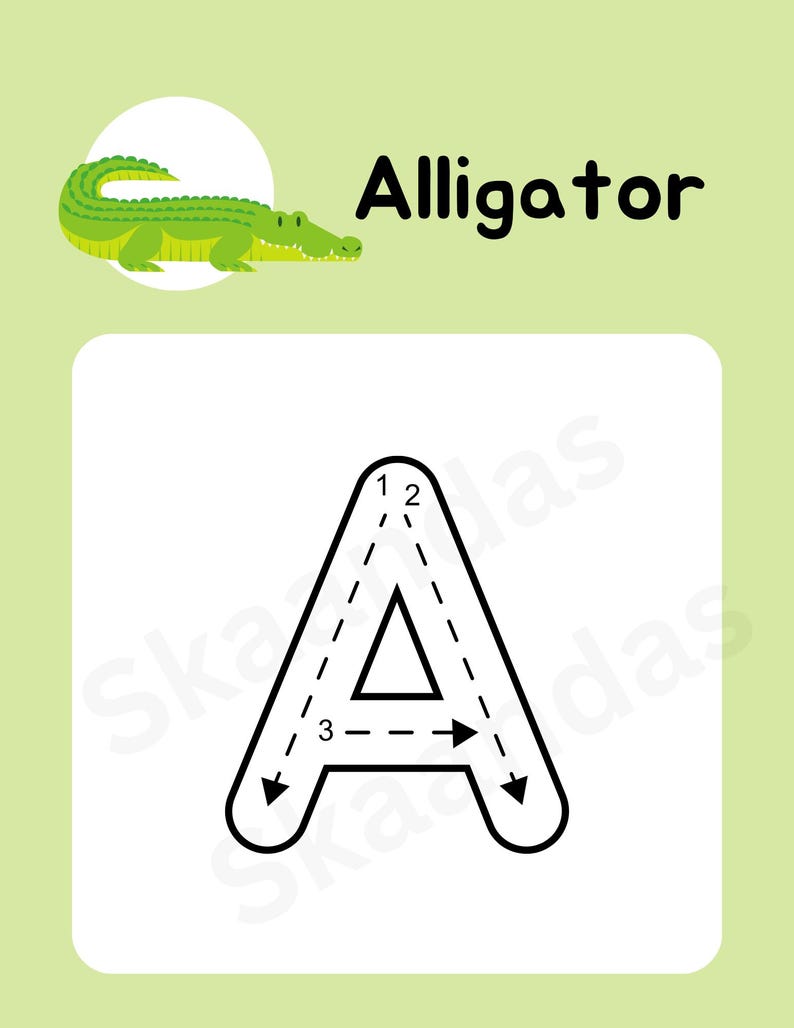 Alphabet Tracing A-Z | A-Z Letter Tracing Worksheet | Preschool ABC ...