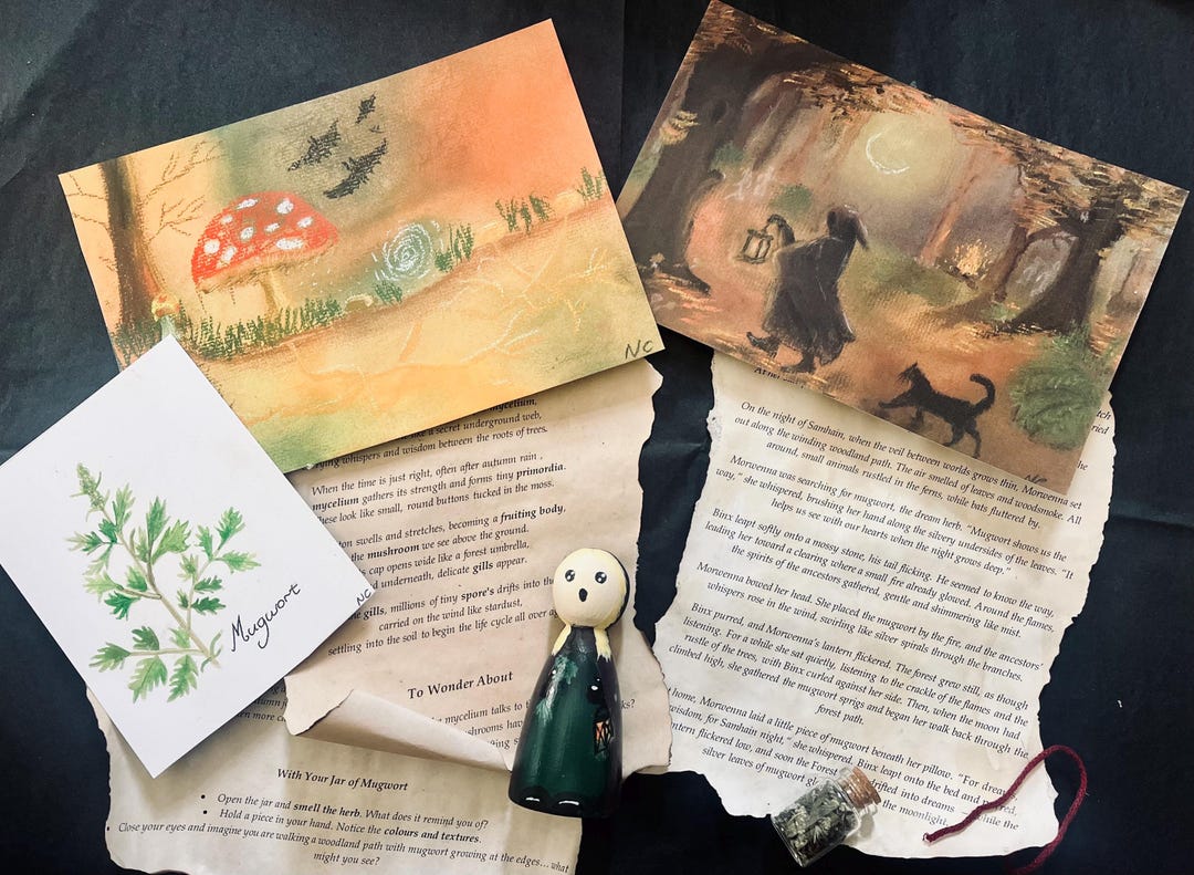 Samhain Waldorf Gift Box | Seasonal Wheel of the Year | Witchy Nature ...