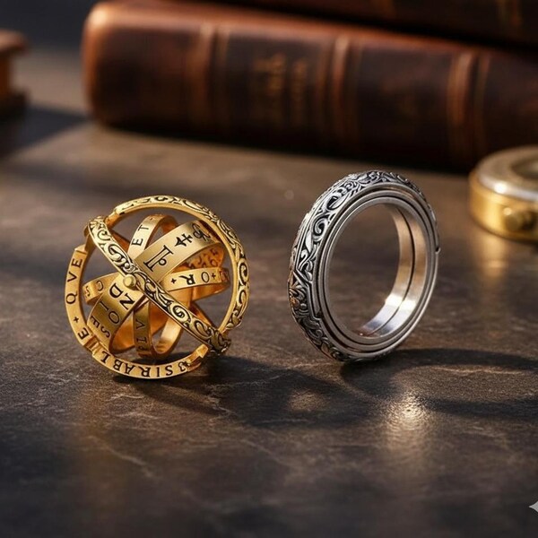 Astronomical Sphere Ring - Etsy
