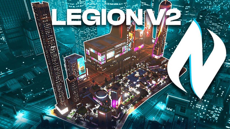Legion V2 MLO Map | Custom 3D Interior | Roleplay Environment for ...