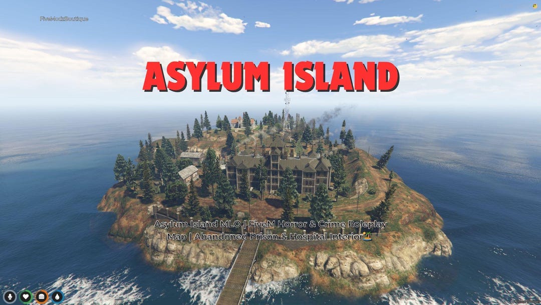 Asylum Island MLO | Fivem Horror | Crime Roleplay Map | Abandoned ...