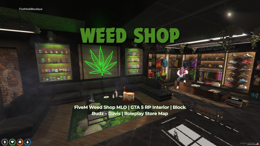 Tienda de marihuana FiveM MLO | Interior de GTA 5 RP | Bloque Budz ...