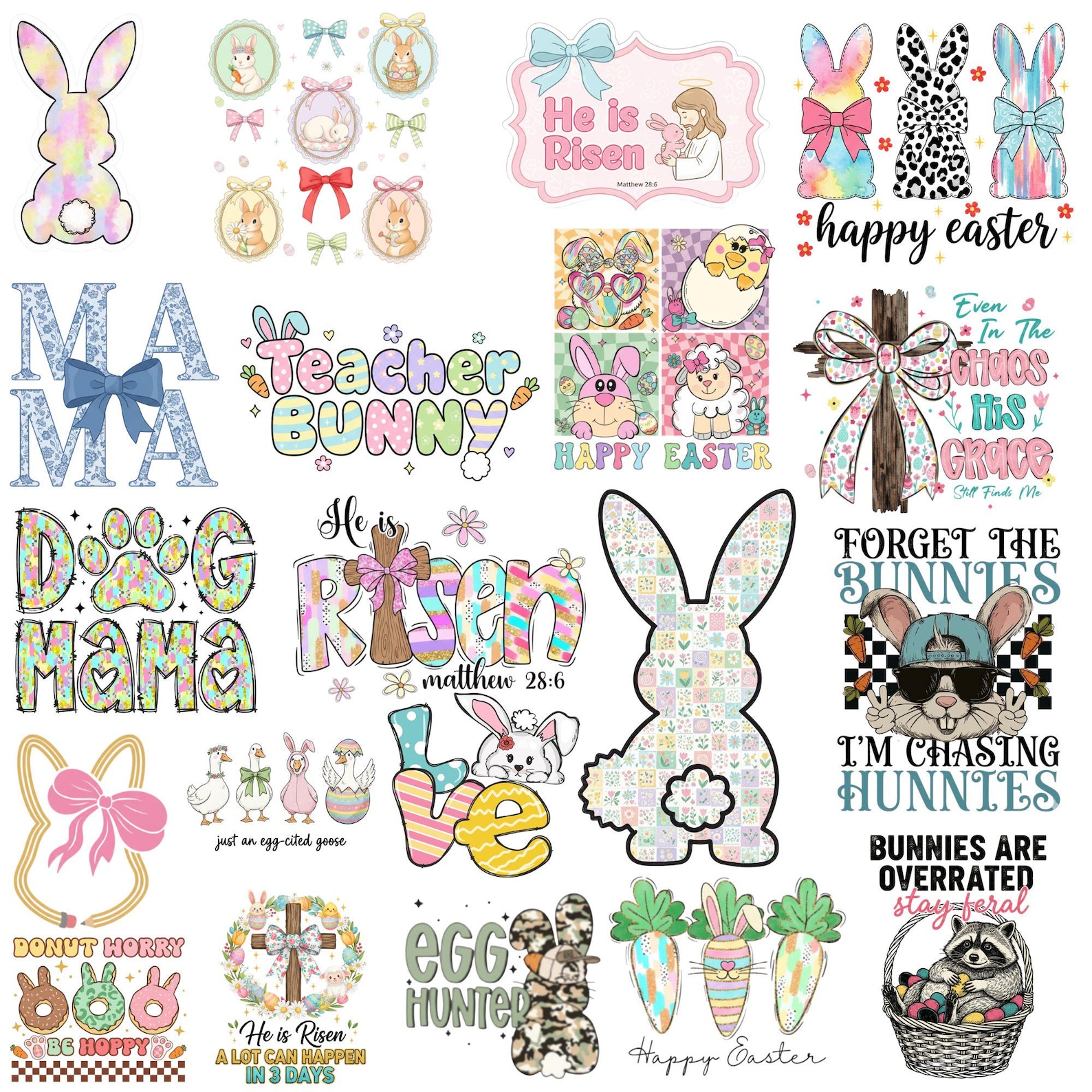 60+ Easter Mega Bundle Png, Easter Png Bundle, Christian Easter Png ...