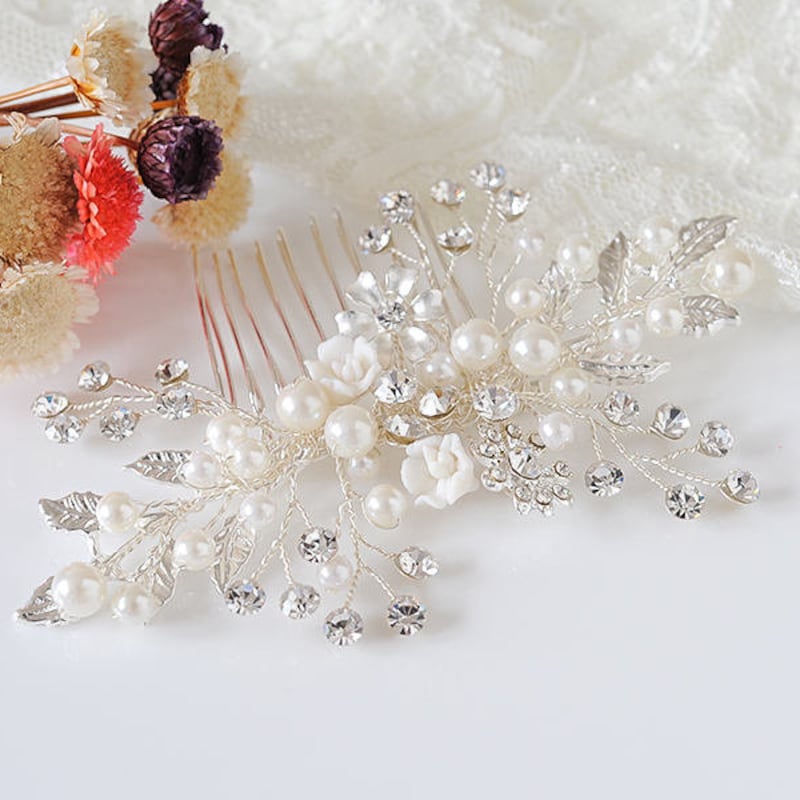 Pearl Hair Accessory - Etsy