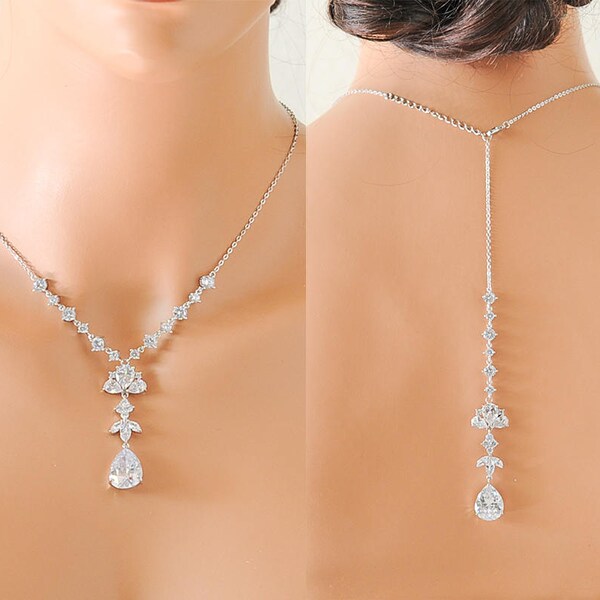 Back Drop Necklace - Etsy