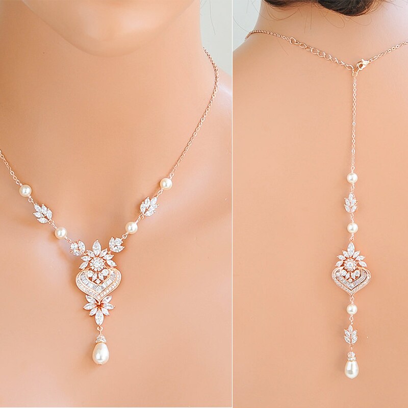 Back Necklace - Etsy