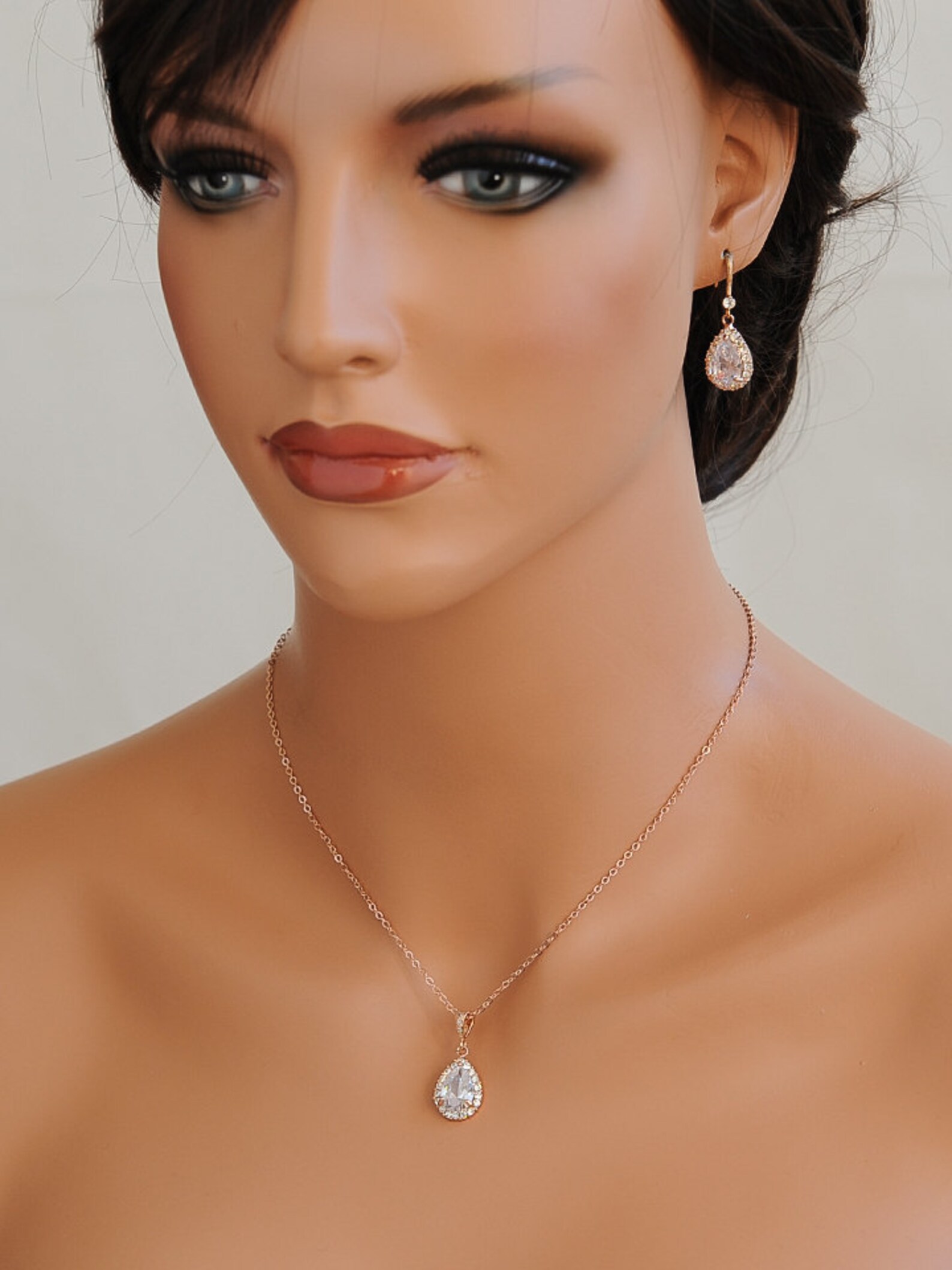 Wedding Jewelry Set Crystal Bridal Jewelry Set Wedding Etsy Uk
