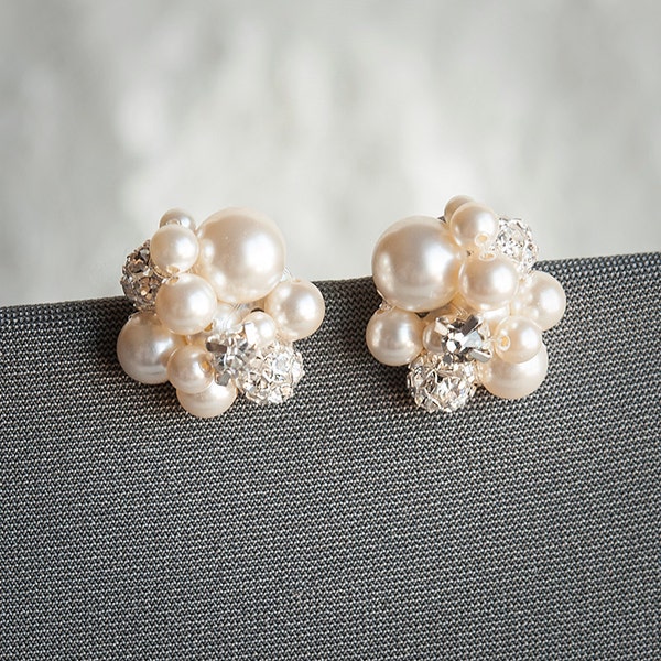 Cluster Earrings - Etsy