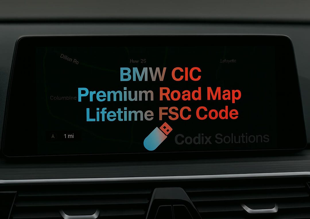 Genuine BMW Road Map Europe East/west CIC Premium 2025-2 Map Update ...