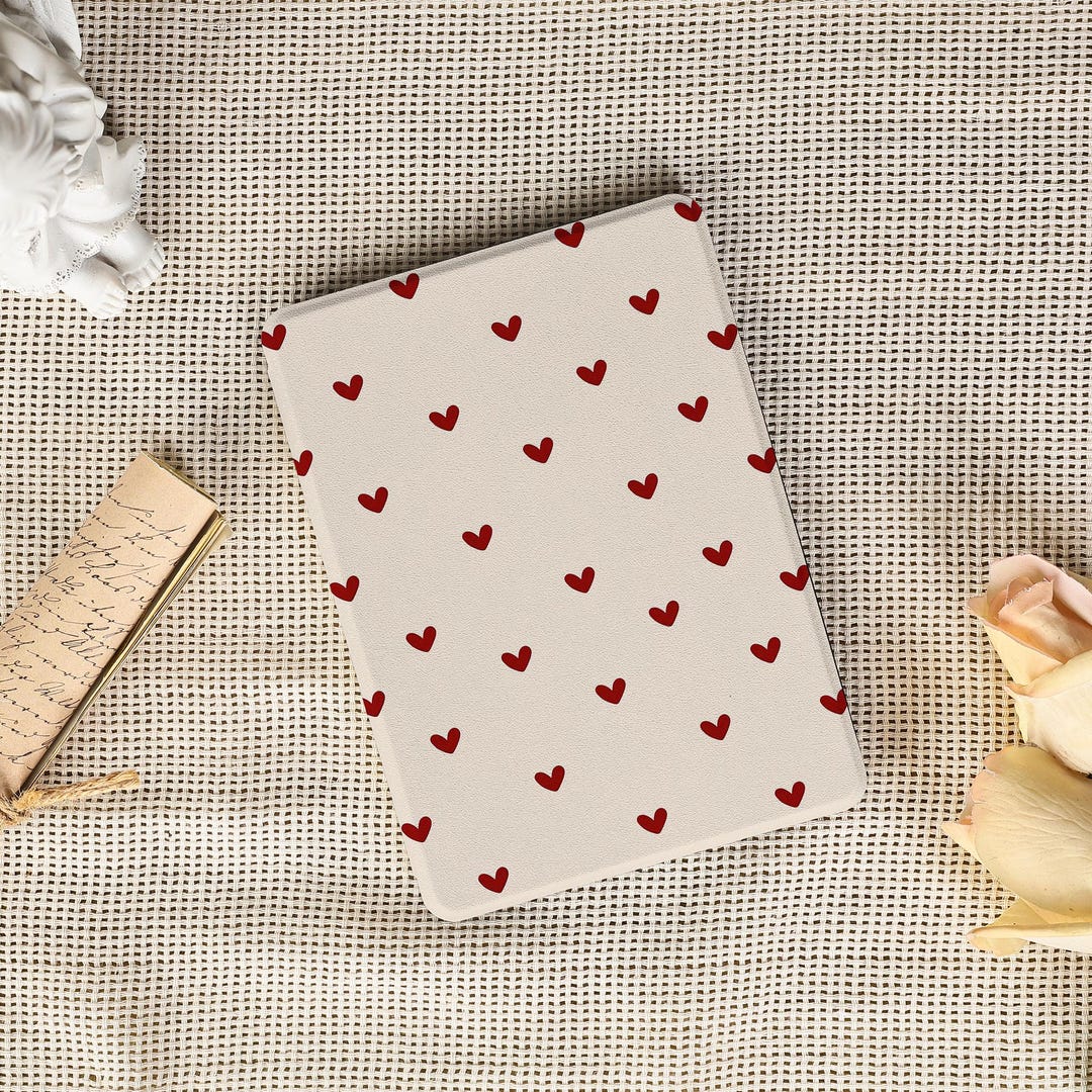 Minimalist Red Heart Kindle Protective Case for Kindle 11th 2024 ...
