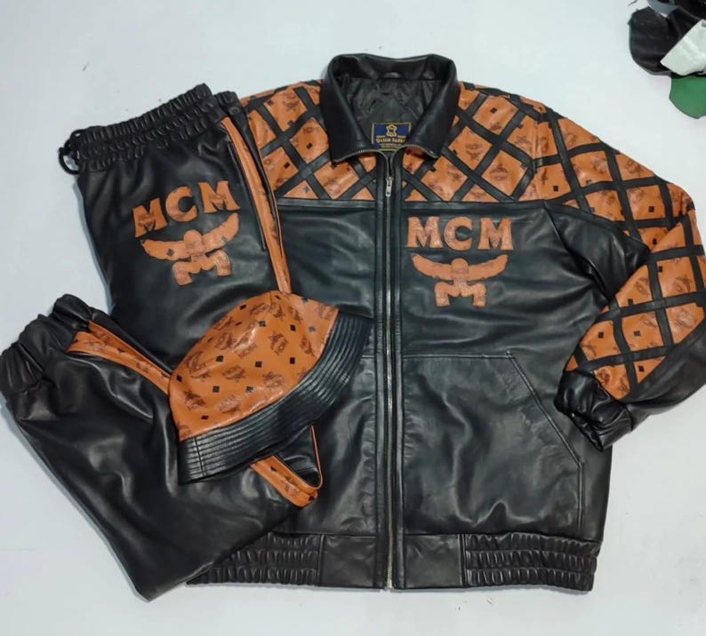 MCM Leather Suits Mens Mcm Motorcycle Leather Suit MCM Moto Suit Men ...