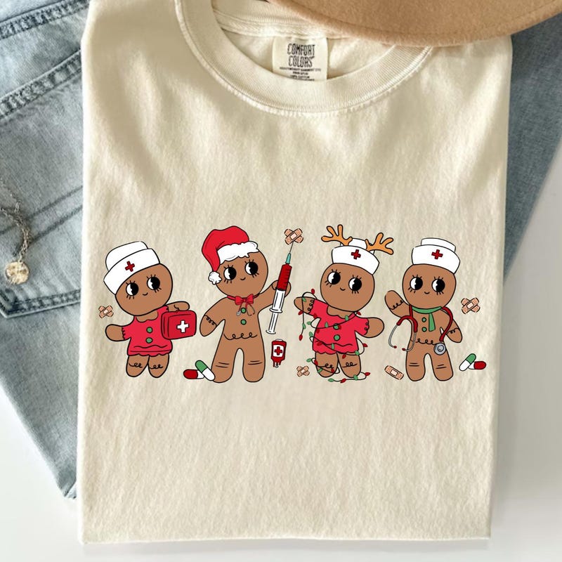 Gingerbread Shirt Medical - Etsy