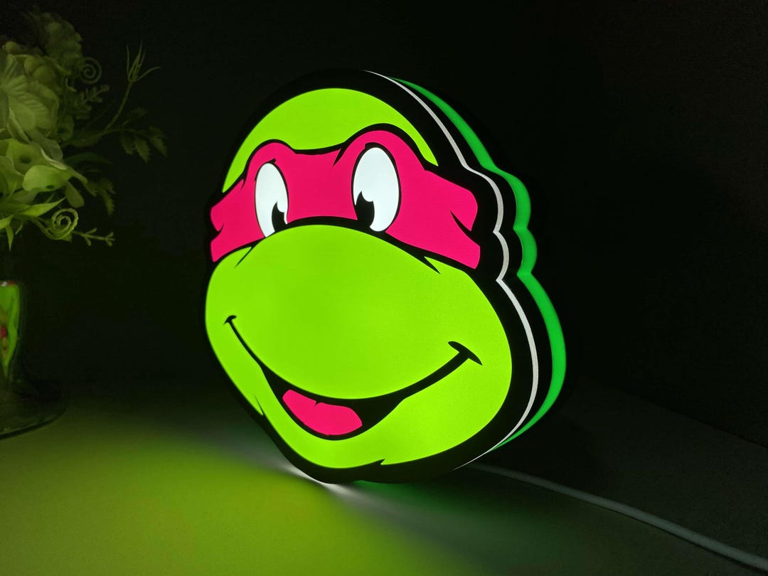 Teenage Mutant Ninja Turtles LED Light Box, Custom Cartoon Character ...