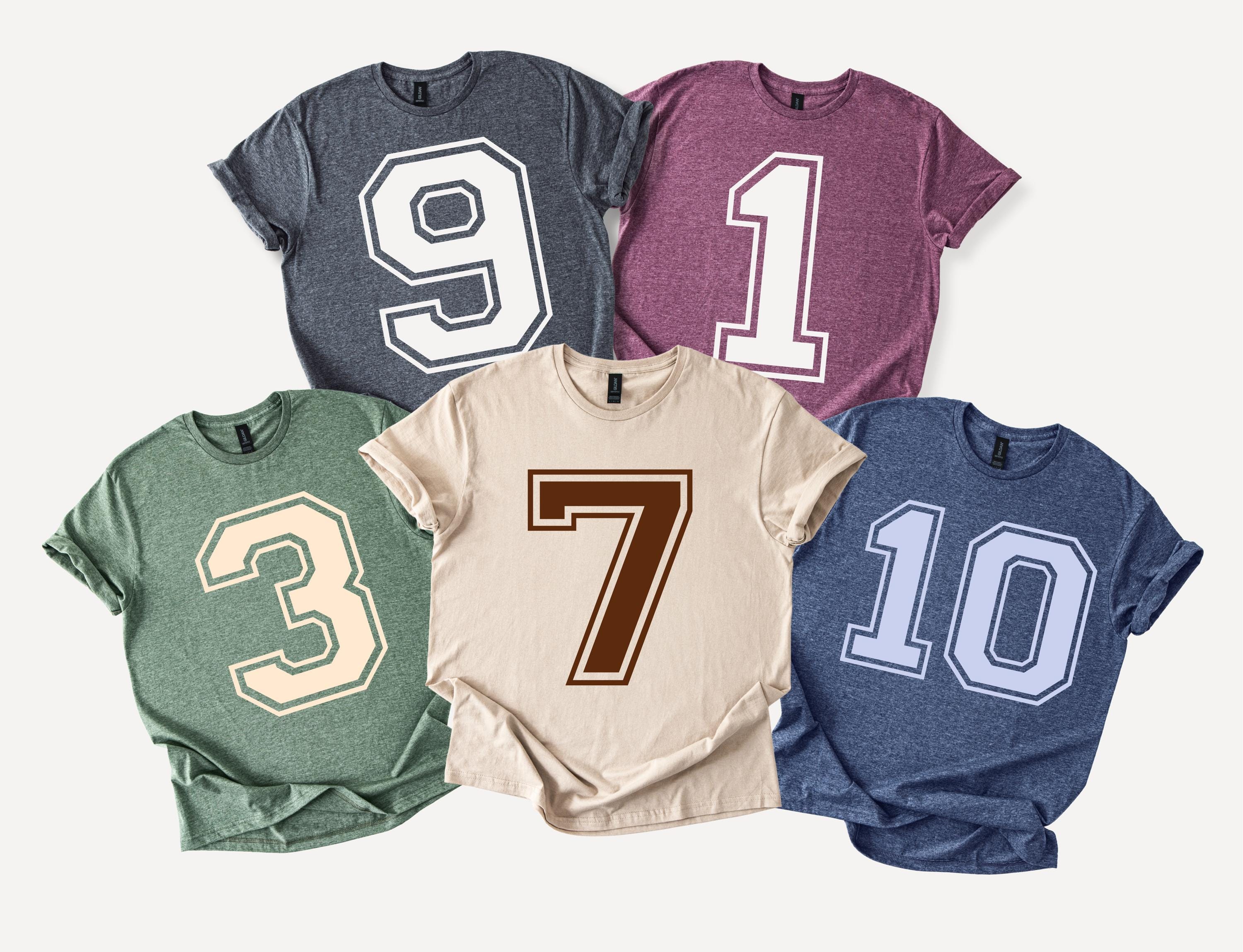 Custom Number Shirt, Game Day Number Shirt, Custom Football Mascot ...