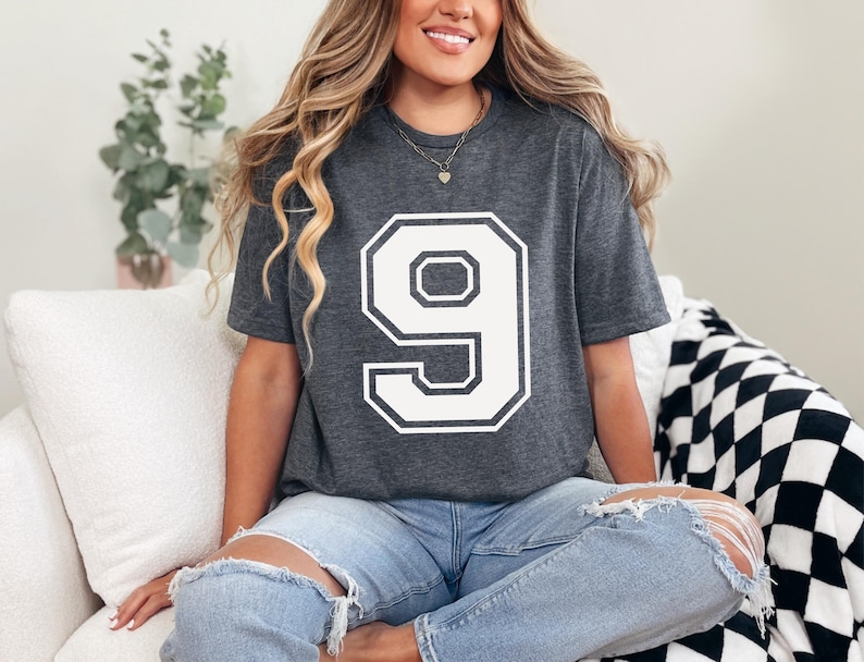 Custom Number Shirt, Game Day Number Shirt, Custom Football Mascot ...