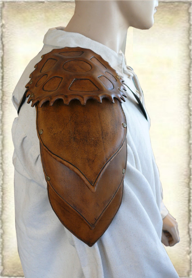 Shoulder guard pauldron spaulder. Made to order. | Etsy