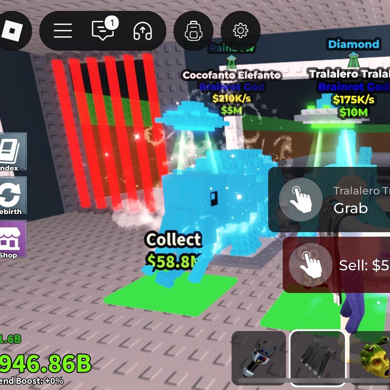 Steal a Brainrot Papercraft Template - Etsy