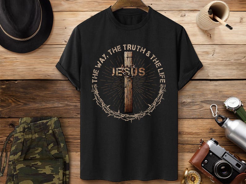 The Way the Truth the Life SVG, Jesus Cross PNG, Christian Faith Quote ...