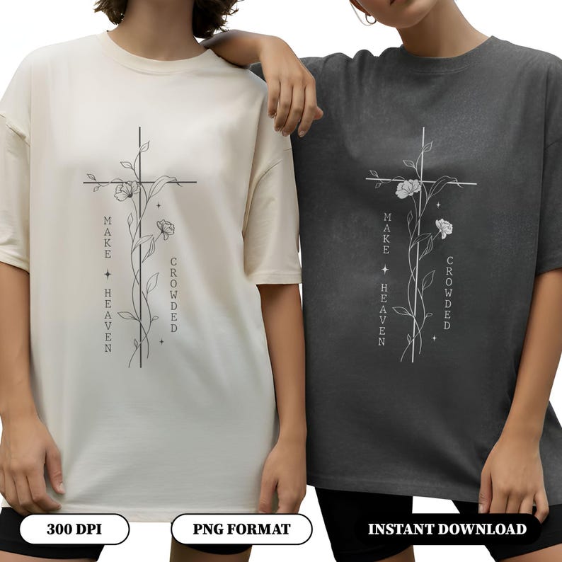Make Heaven Crowded SVG & PNG, Inspirational Christian Art, Christian ...