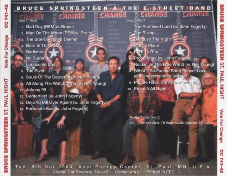 Bruce Springsteen & the E-street Band – St. Paul Night - Vote for ...