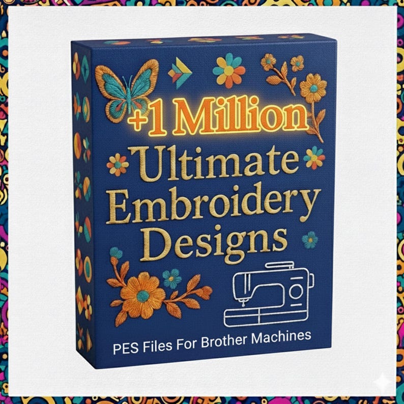Embroidery Files Bundle, +1 Million PES File – Brother & Baby Lock ...