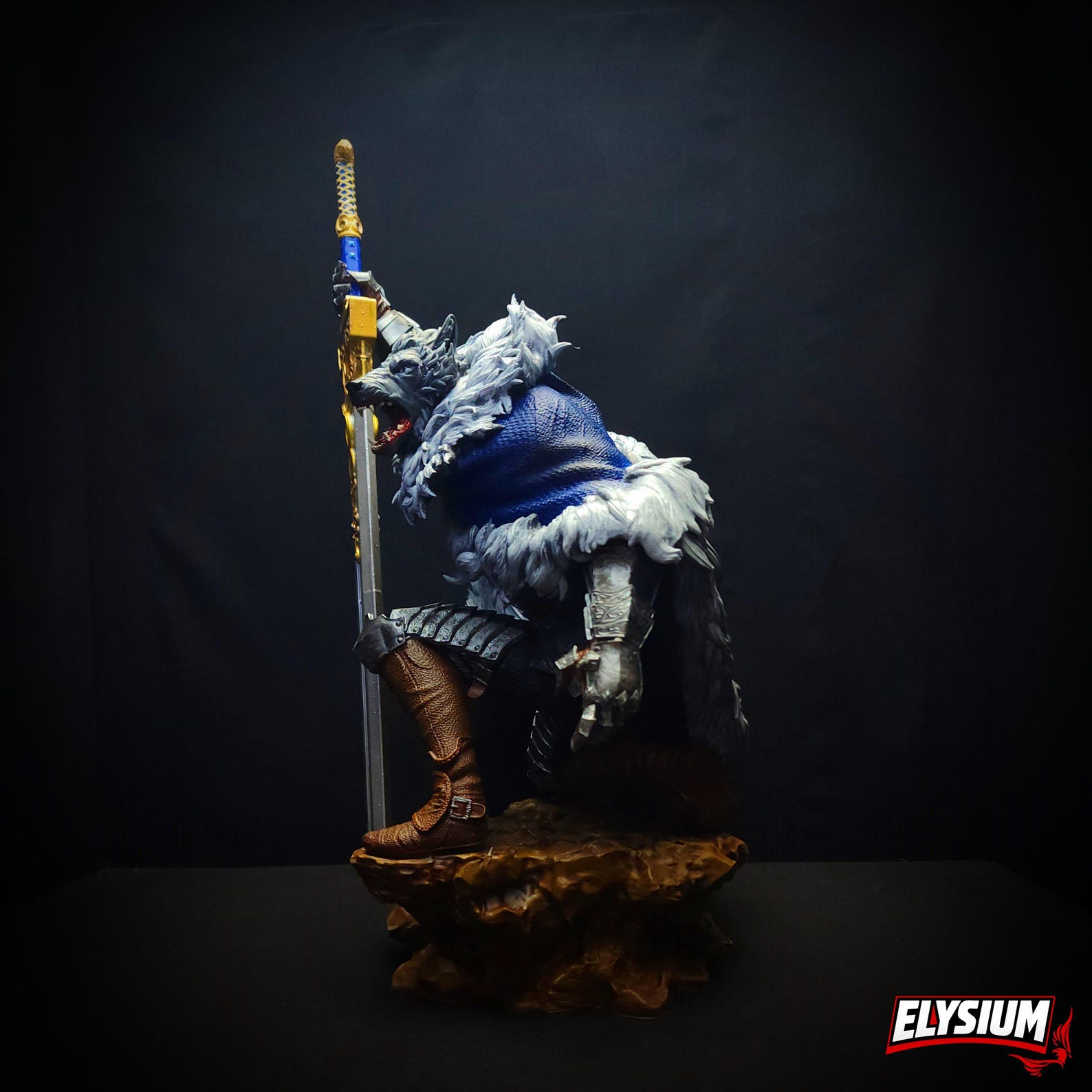 Blaidd Statue, Elden Ring Custom 3D Printed Figure, Hand Painted Resin ...