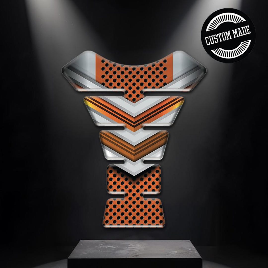 Epoxy Resin Motorcycle Tank Pad Protector - Racing 3D Design - Etsy