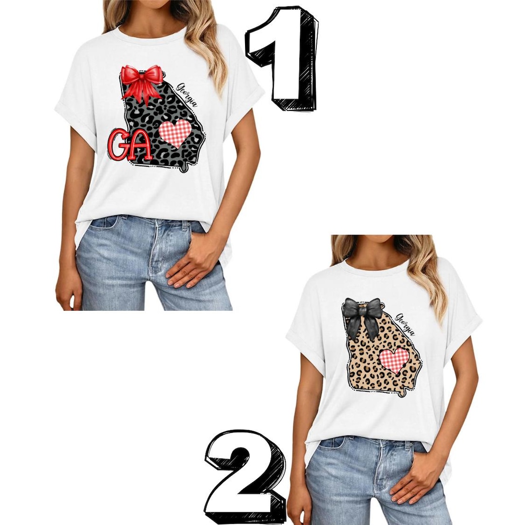 Cheetah Georgia Outline Design: Bulldogs, UGA, State (digital Download ...