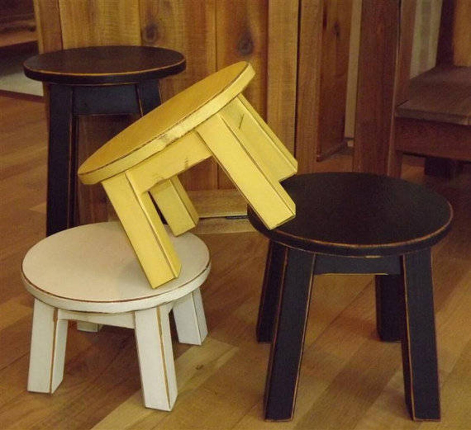 Riser, Round Stool, Step Stool, Cake Stand, Foot Stool, Colors, 8", 10 ...