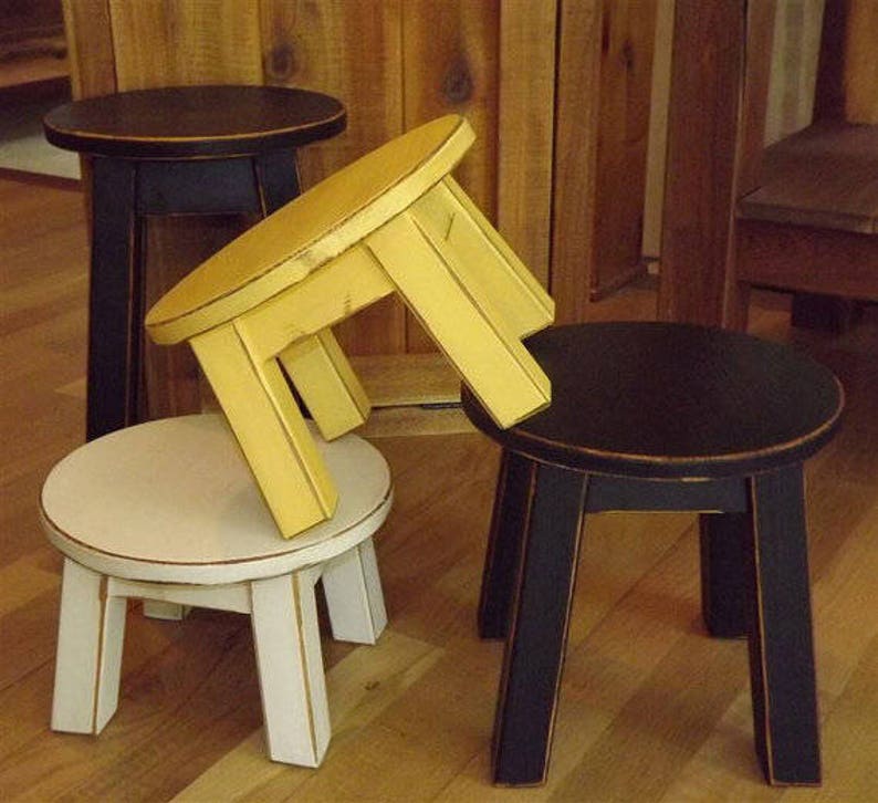 Riser, Round Stool, Step Stool, Cake Stand, Foot Stool, Colors, 8", 10 ...