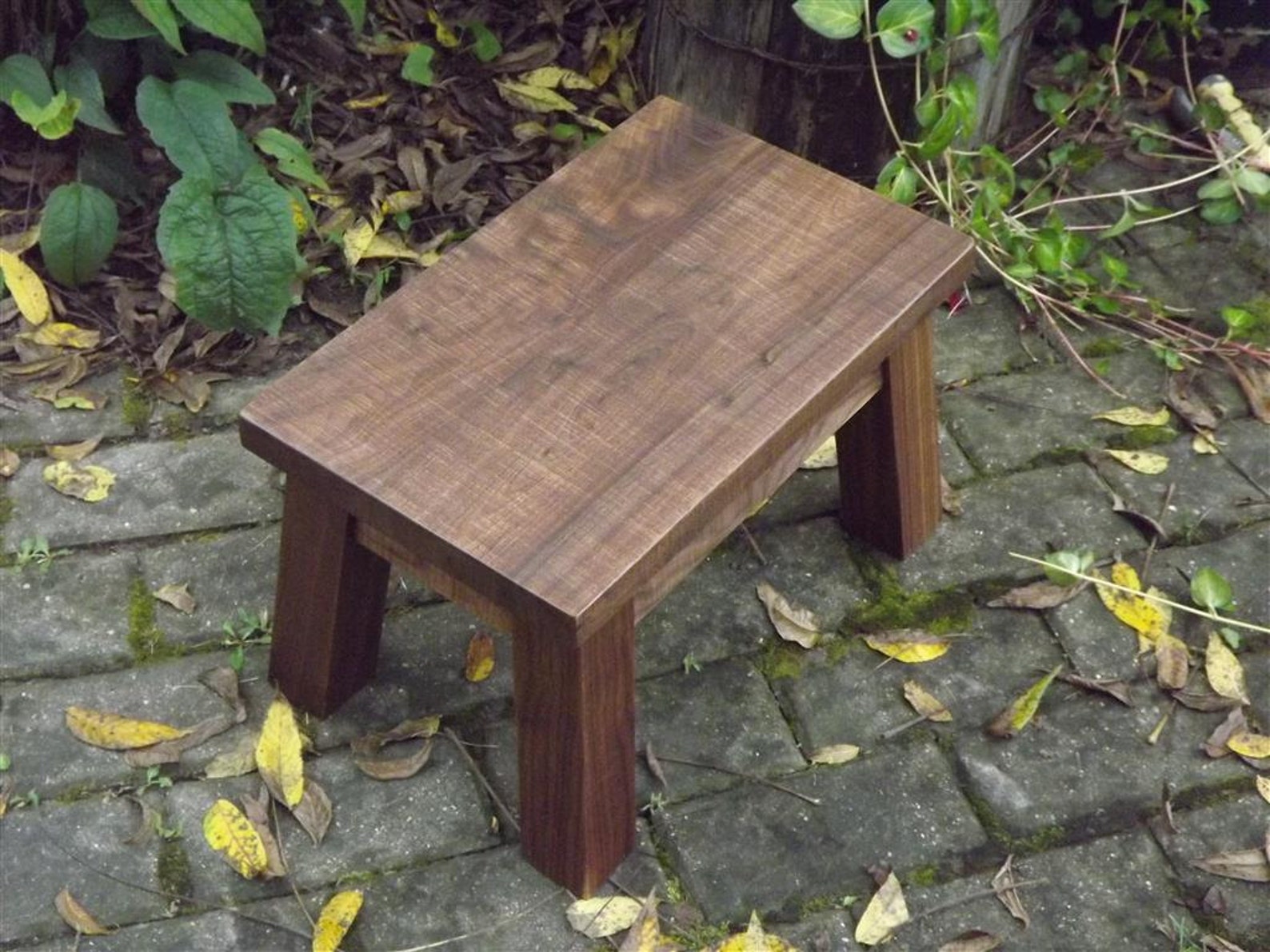 Solid/ Walnut/ Rustic/ Farmhouse Stool/ Foot Stool/ Step Stool - Etsy